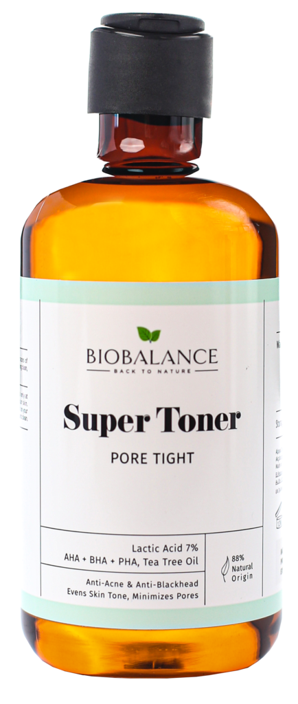 PORE TIGHT SUPER TONER LACTIC ACID 7% -AHA + BHA + PHA - TEA TREE OIL ...